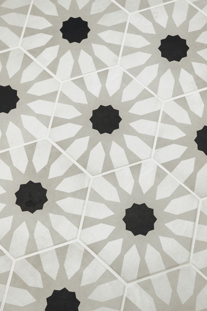 Hexagon Bathroom Floor Tile Ideas | Alair Homes