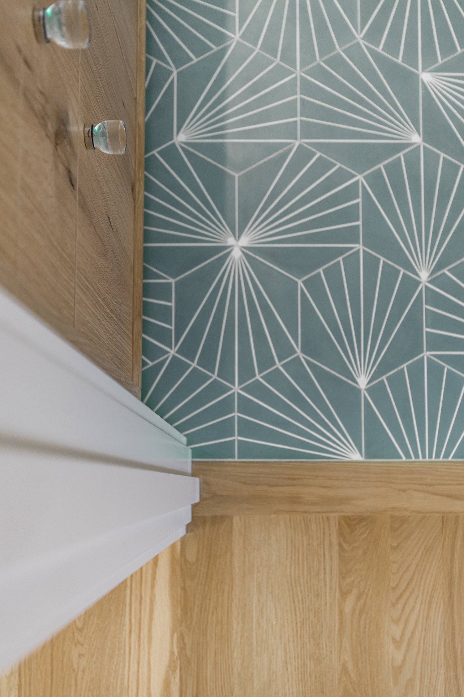 Hexagon Bathroom Floor Tile Ideas | Alair Homes